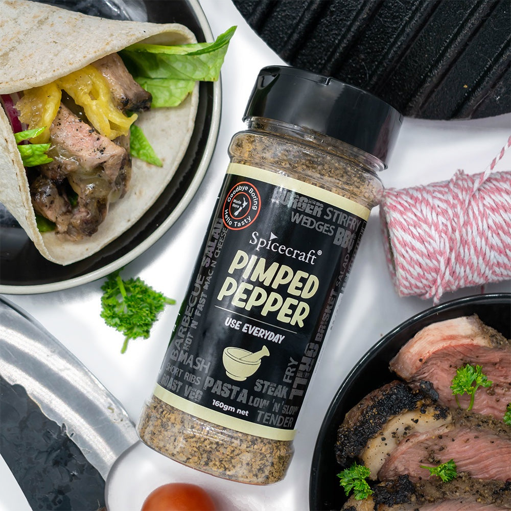 Pepper blend | Steak seasoning | Beef rub | SPG + – Spicecraft